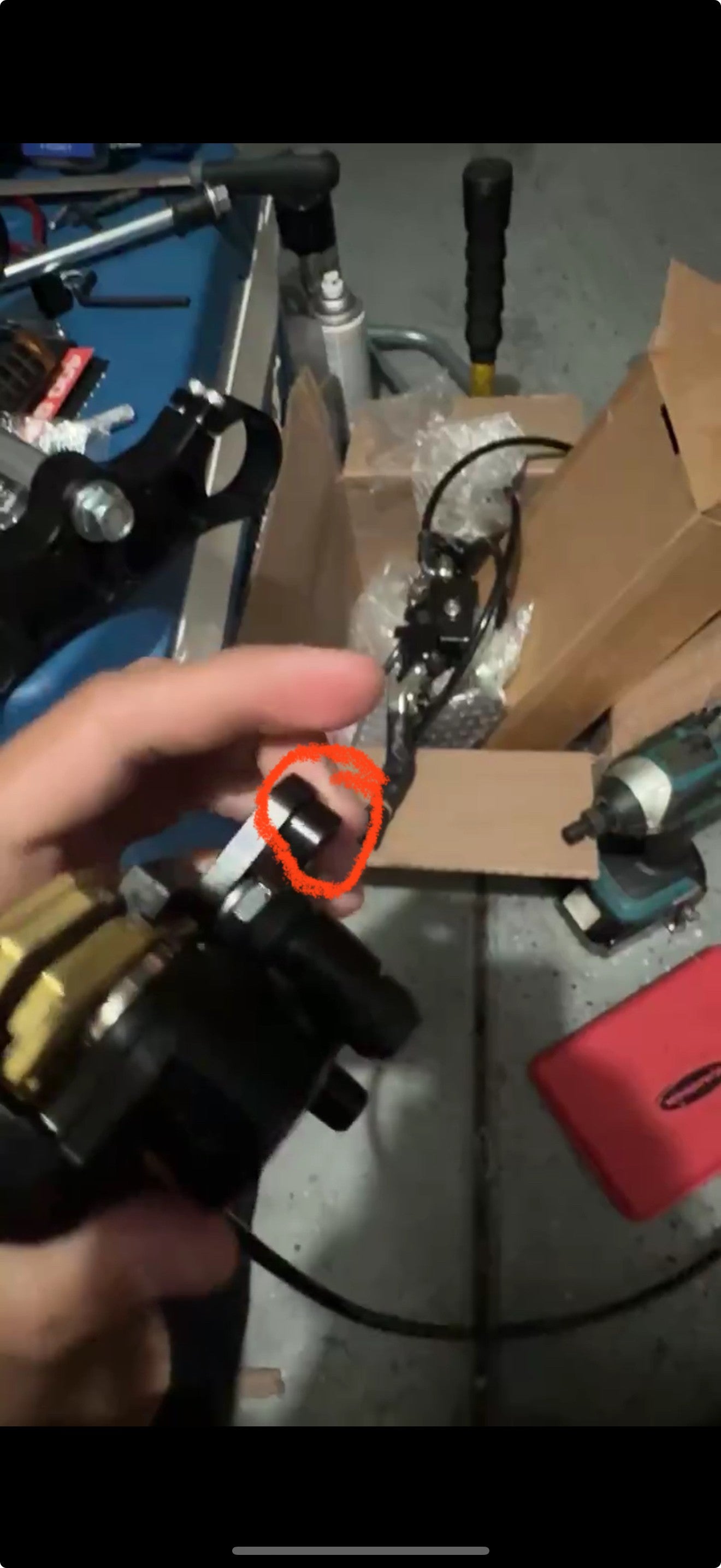 Front Pit Bike Brake w/ rotor (Standard Fork Tubes) | Yelnats Builds ...