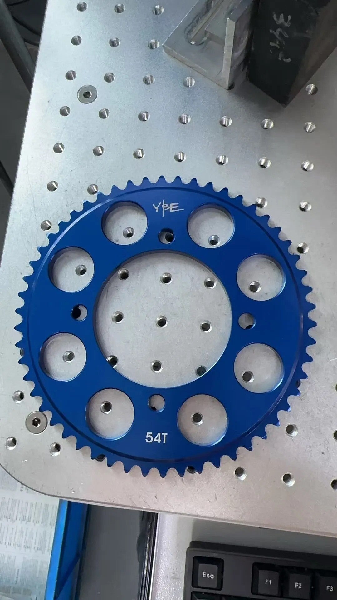 54t Pit Bike Wheel Sprocket (Pit bike/Midwest/E&co/Amazon | Yelnats Builds Electrek